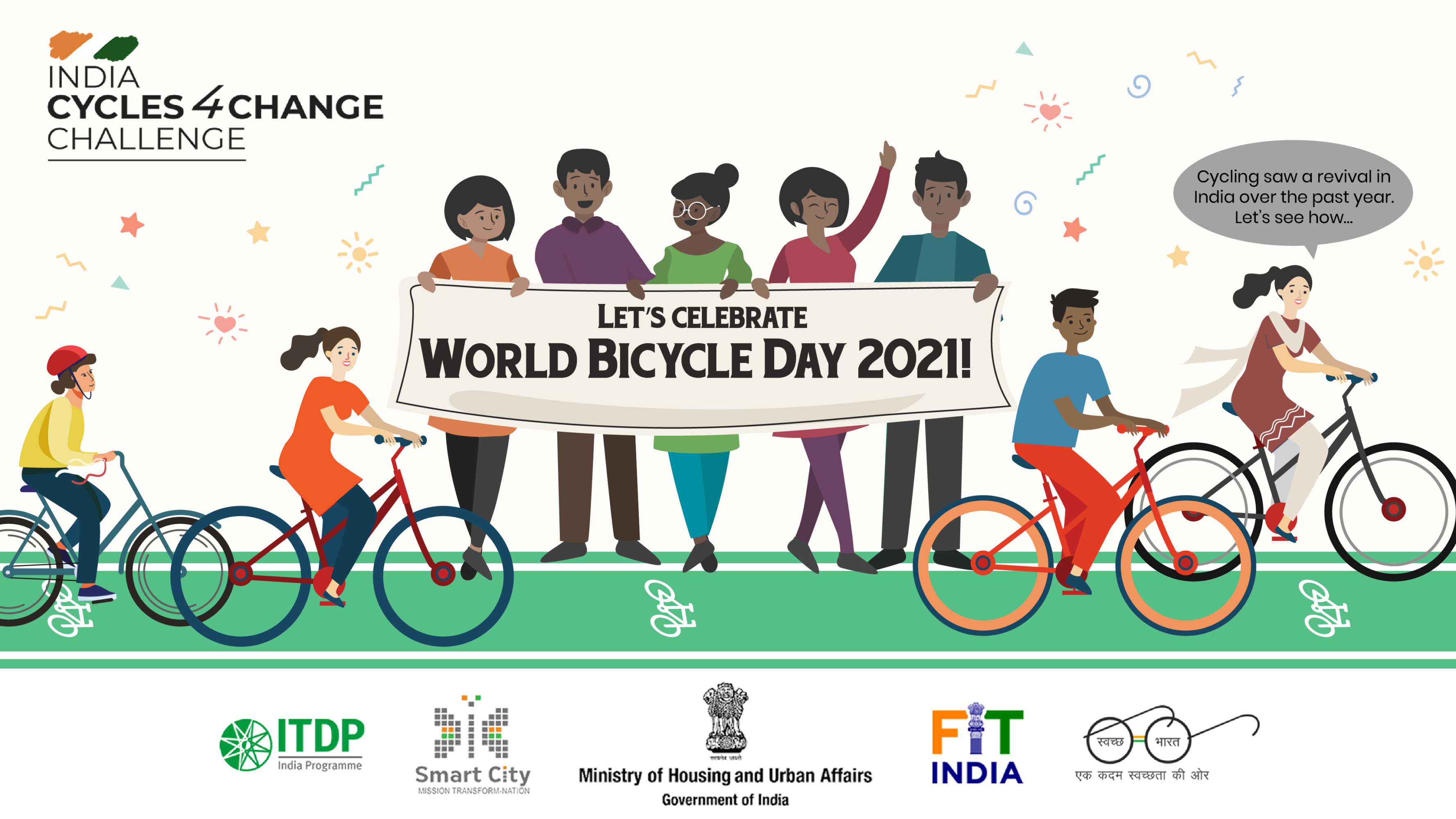 India Cycles4Change Challenge | World Bicycle Day 2021