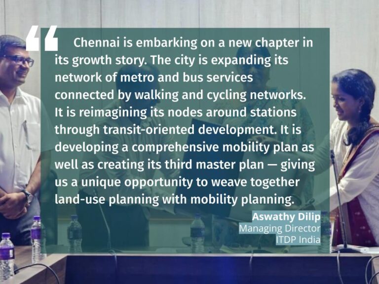 Joining Hands: CUMTA and ITDP sign MoU to promote inclusive and ...